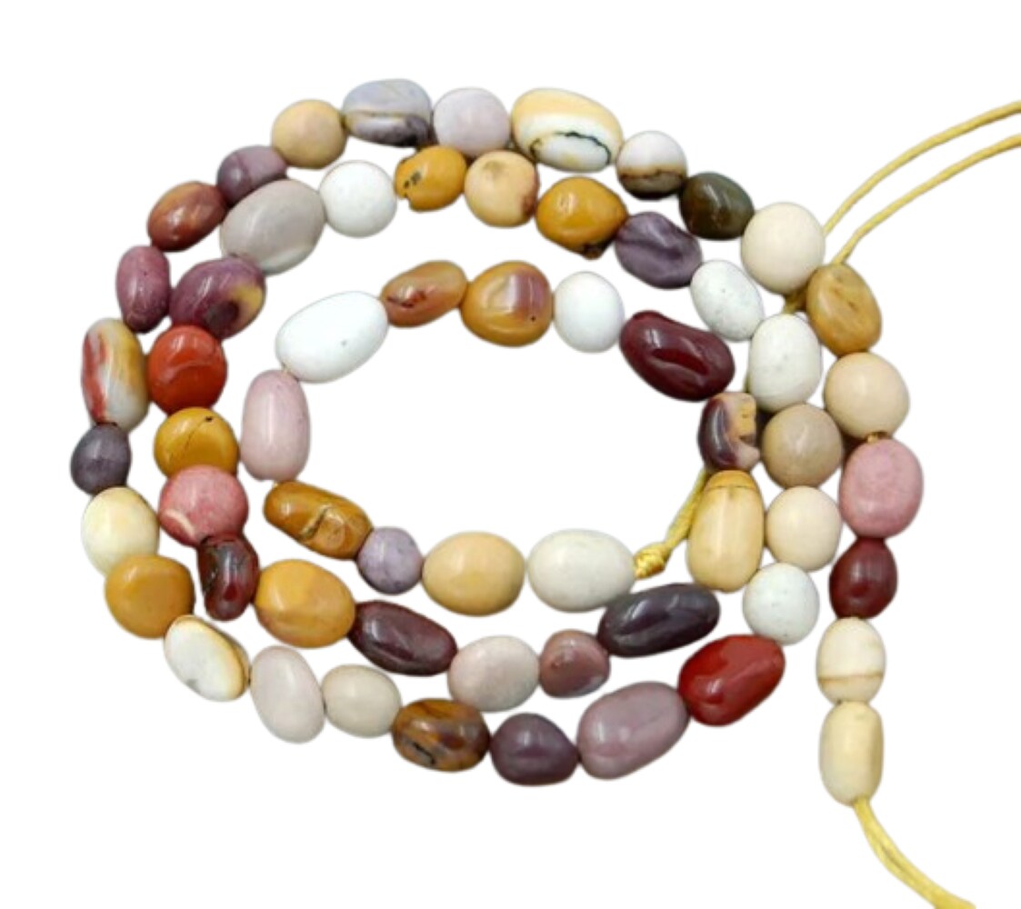 Kitcheniva Natural Gemstone Freeform Potato Loose Beads 16" | Michaels