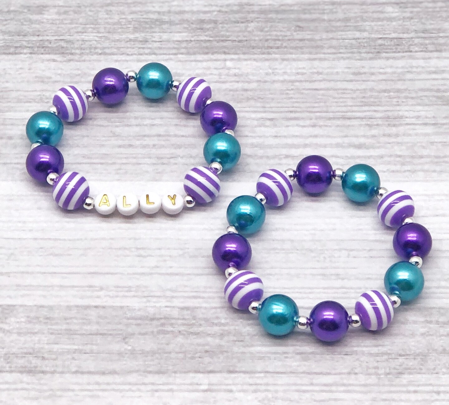 Bubble Gum Beaded Bracelet, Little Girls Gifts, Toddler Jewelry ...