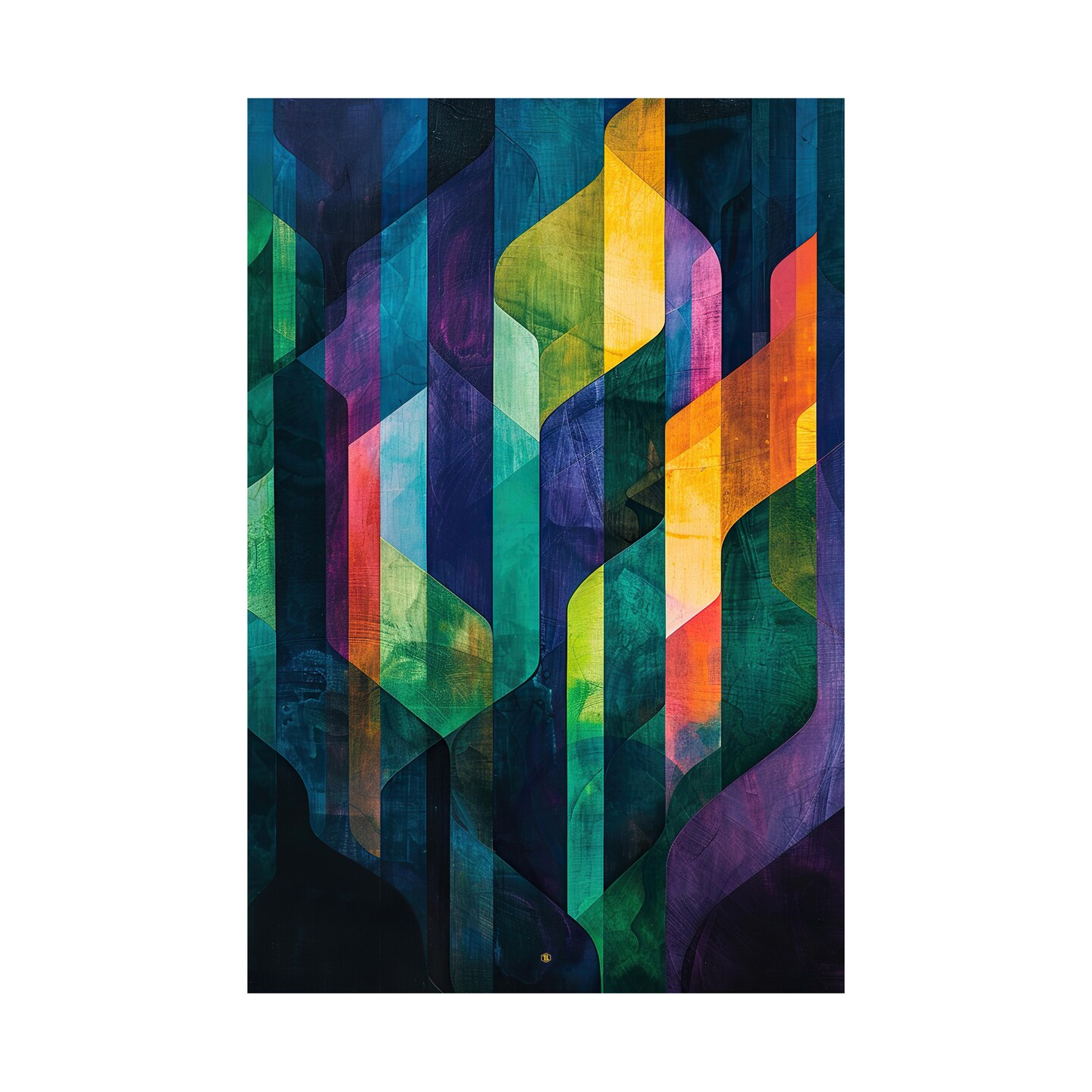 Modern Abstract Art, Office Poster, Home Decor | S20A32 | MakerPlace by ...