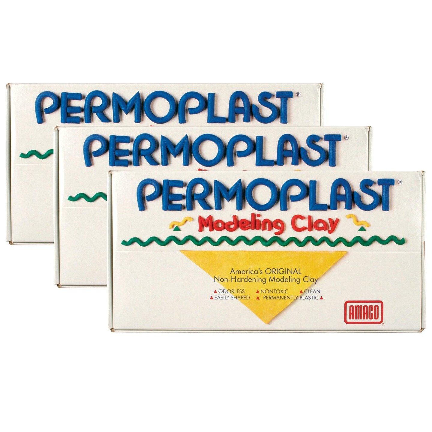 Permoplast Modeling Clay, Cream, 1 lb. Per Box, 3 Boxes | Michaels