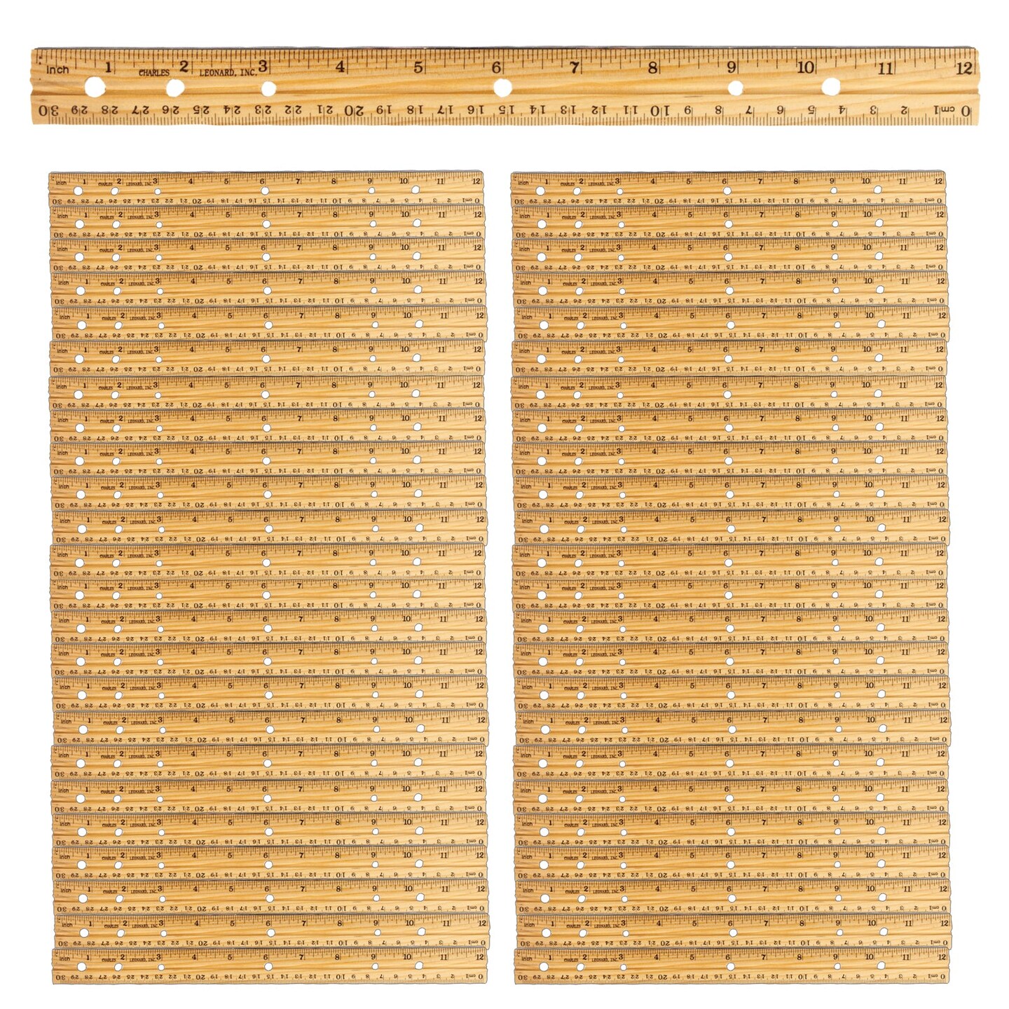 Economy Wood Ruler, Pack of 48 | Michaels