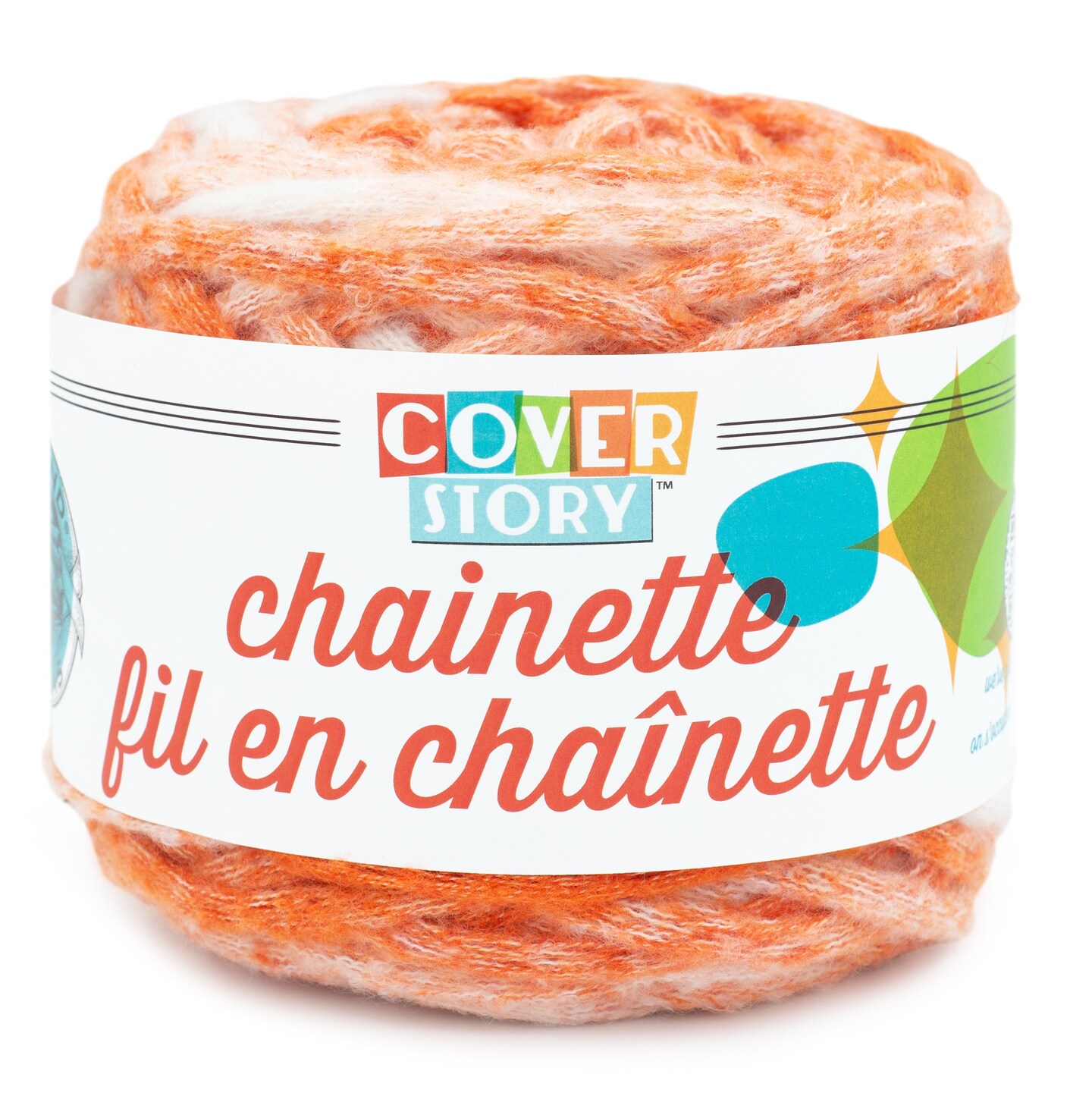 Lion Brand Cover Story Chainette Yarn-Orange | Michaels