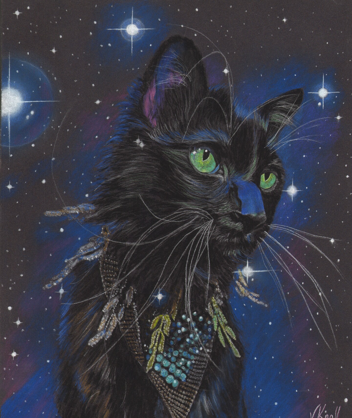 Custom Colored Pet Portraits Hand Drawn from Photographs | MakerPlace ...