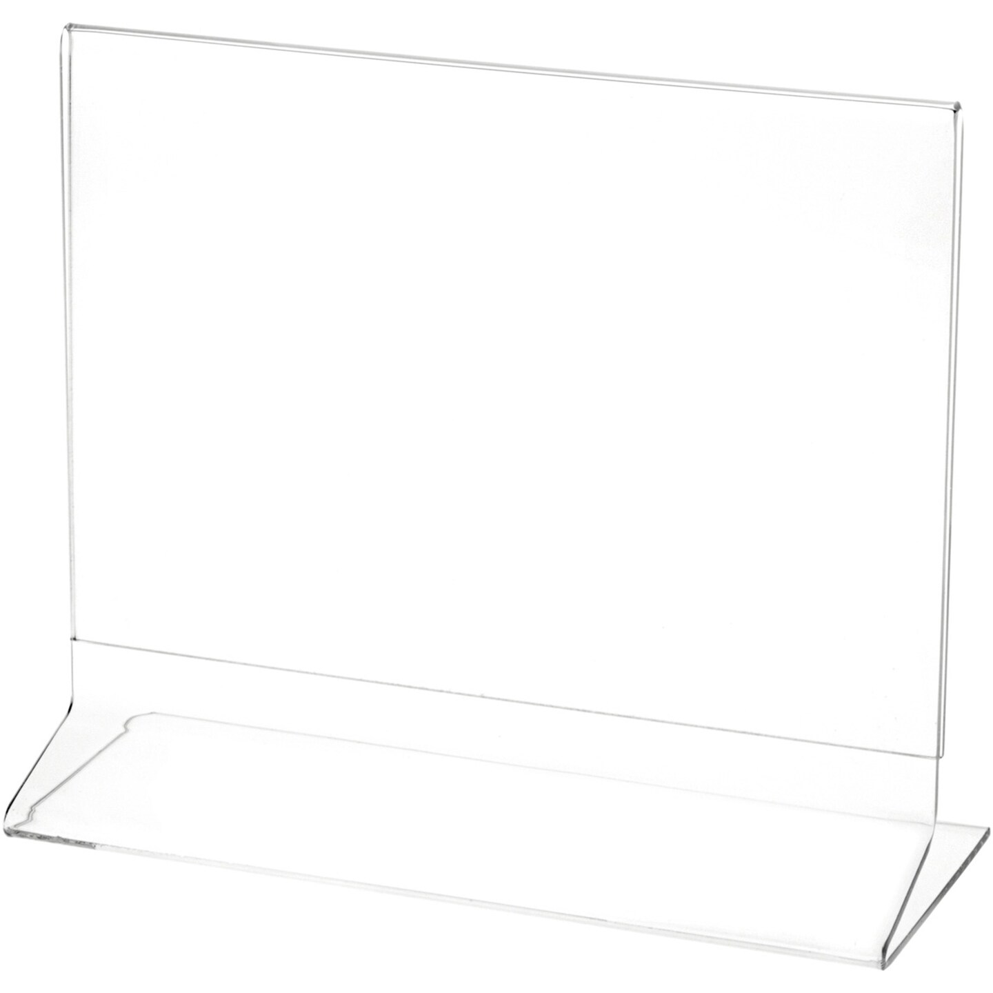 Plymor Clear Acrylic Sign Display / Literature Holder (Side-Load), 8" W ...