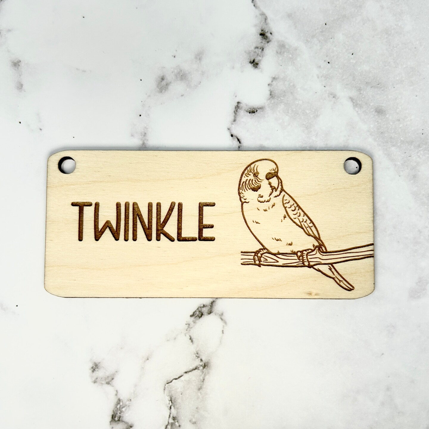 Parakeet Cage Sign, Parakeet Cage Accessories, Parakeet Name Sign ...