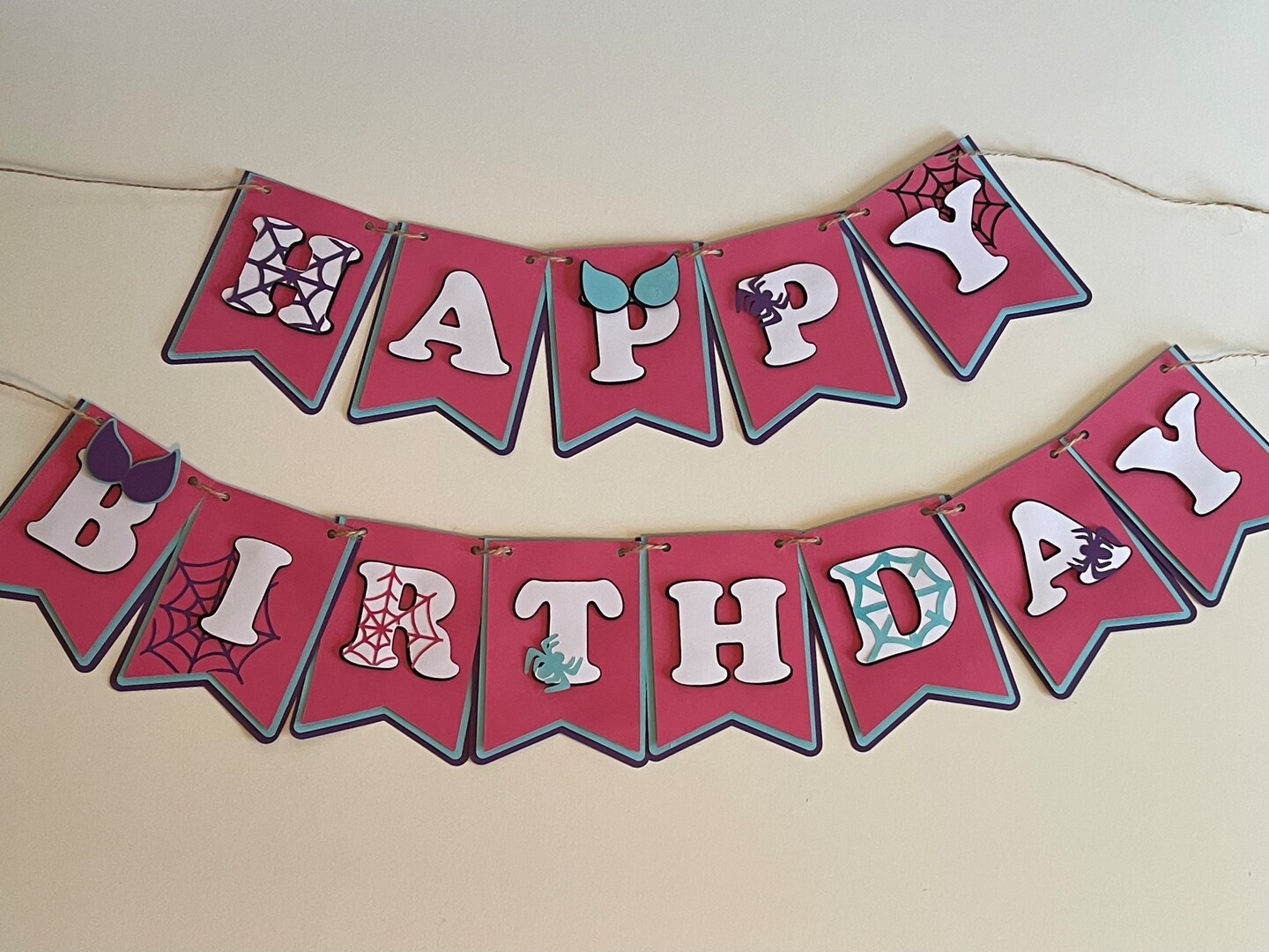 Ghost Spider Inspired Banner, Custom Ghost Spider Banner, Ghost Spider ...