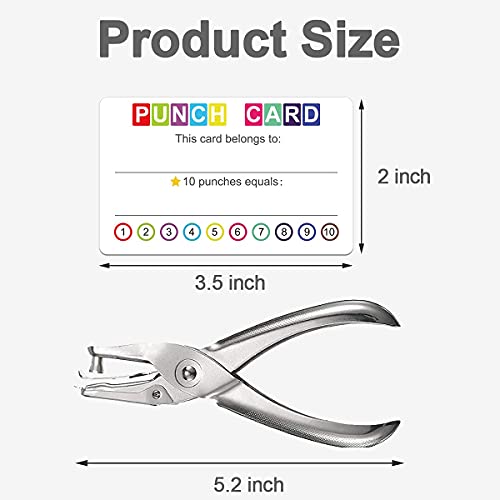 200 Pieces Reward Punch Cards - Behavior Incentive Awards for Kids ...