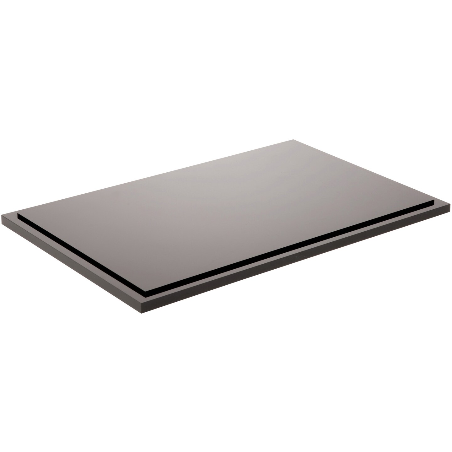 Plymor Black Acrylic Rectangular Display Base 14 625 W X 9 625 D X 0