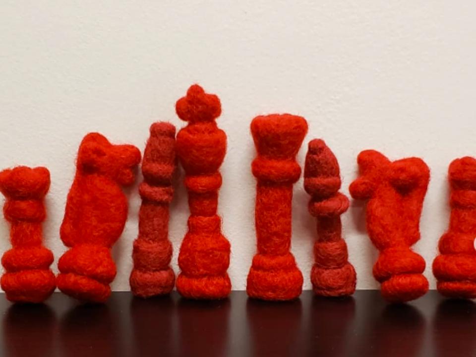 Felted Chess Pieces | MakerPlace by Michaels