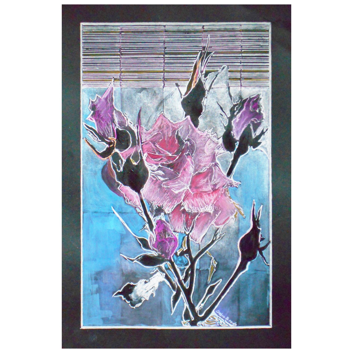Original Floral Theme Watercolor Painting by Debra Sprude THROUGH THE ...
