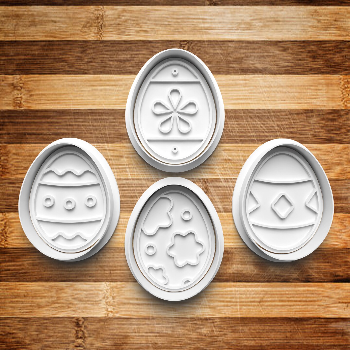 Easter Cookie Cutter | Cookie Stamp | Cookie Embosser | Cookie Fondant ...