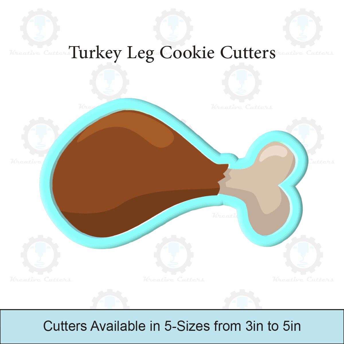 Turkey Leg Cookie Cutter 2 | 3D Printed | MakerPlace by Michaels