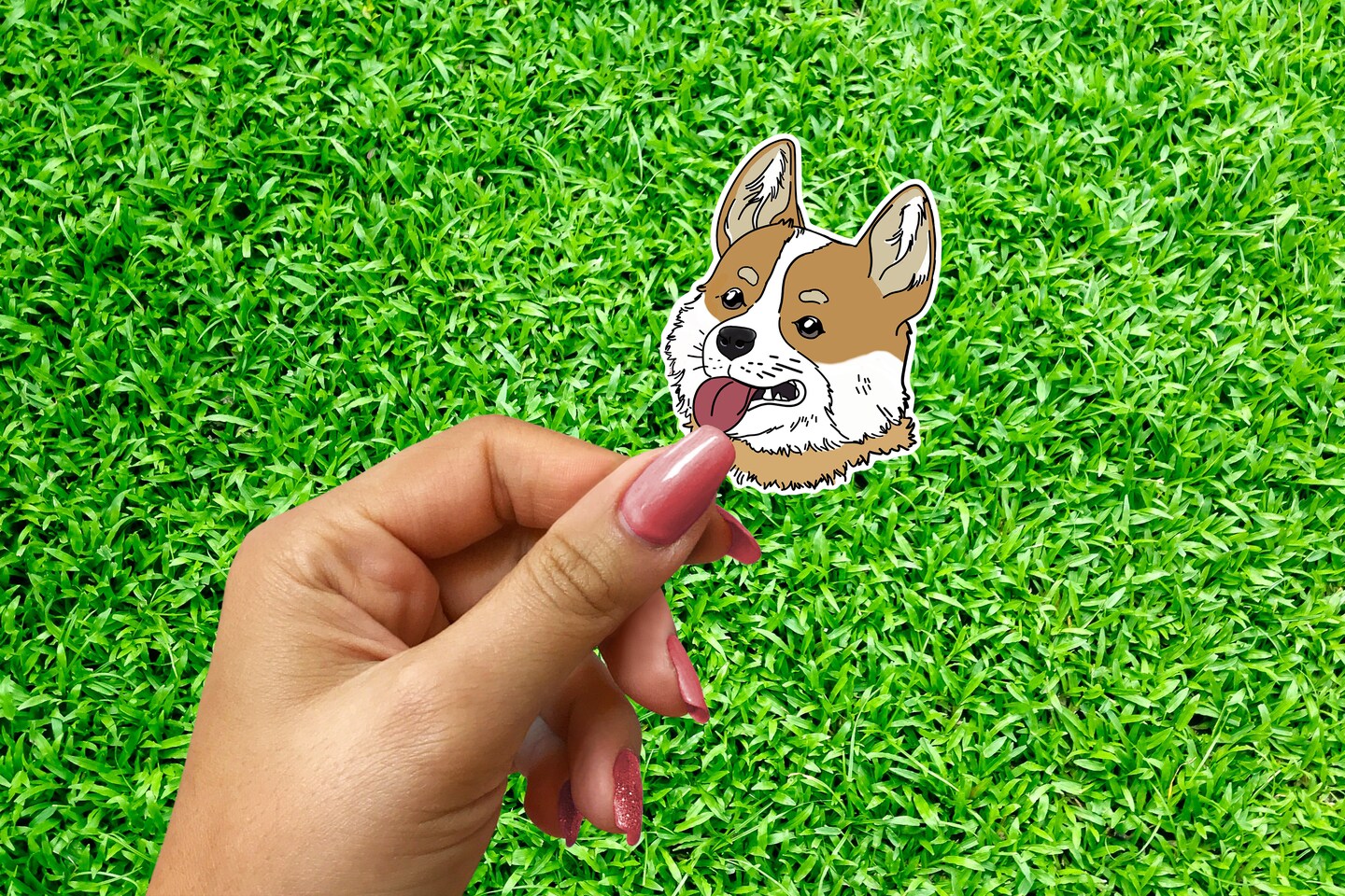 Corgi Sticker, Animal Stickers, Dog Stickers, Stickers for laptop ...