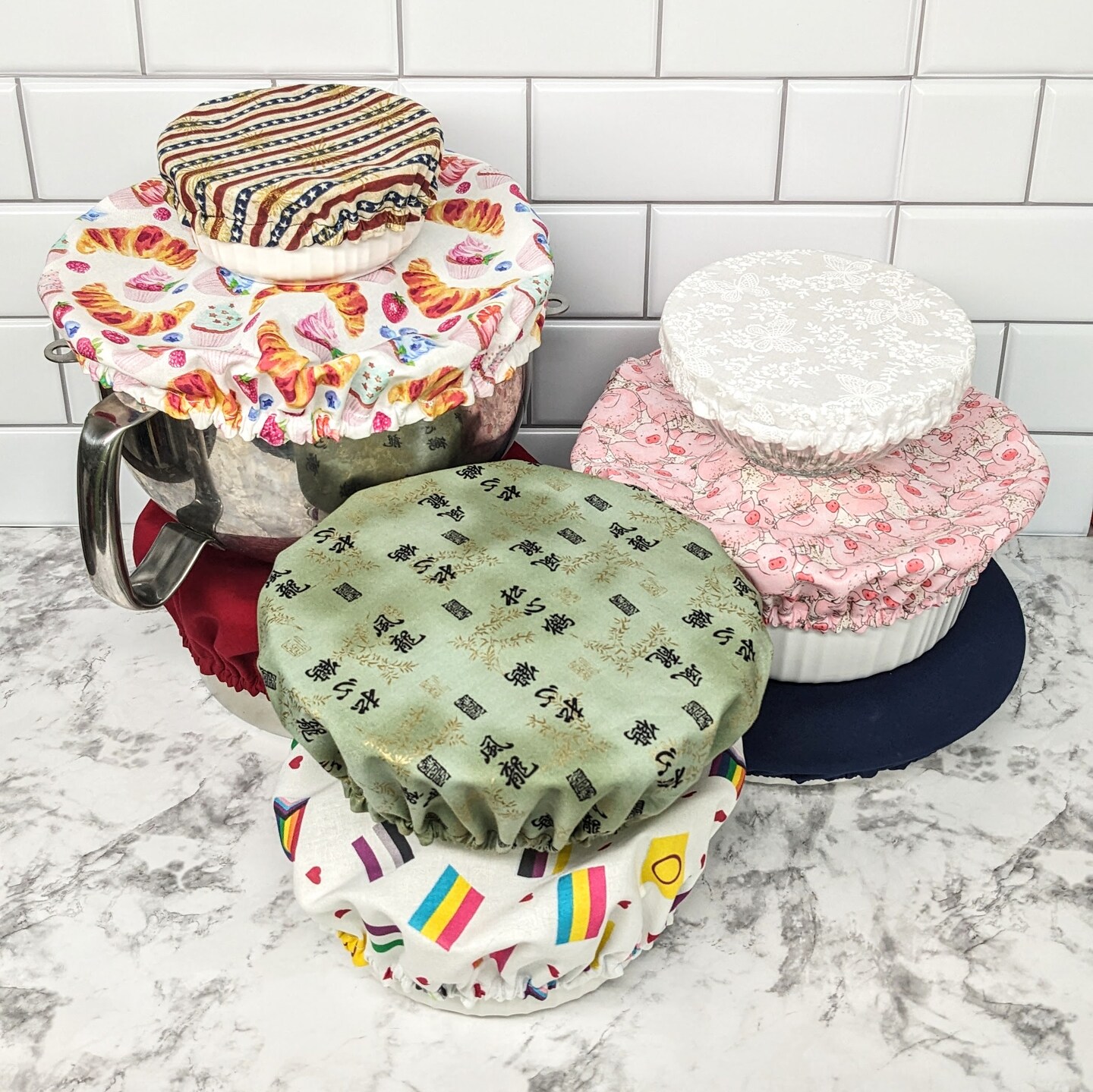 Cotton Kitchen Bowl Covers | MakerPlace by Michaels