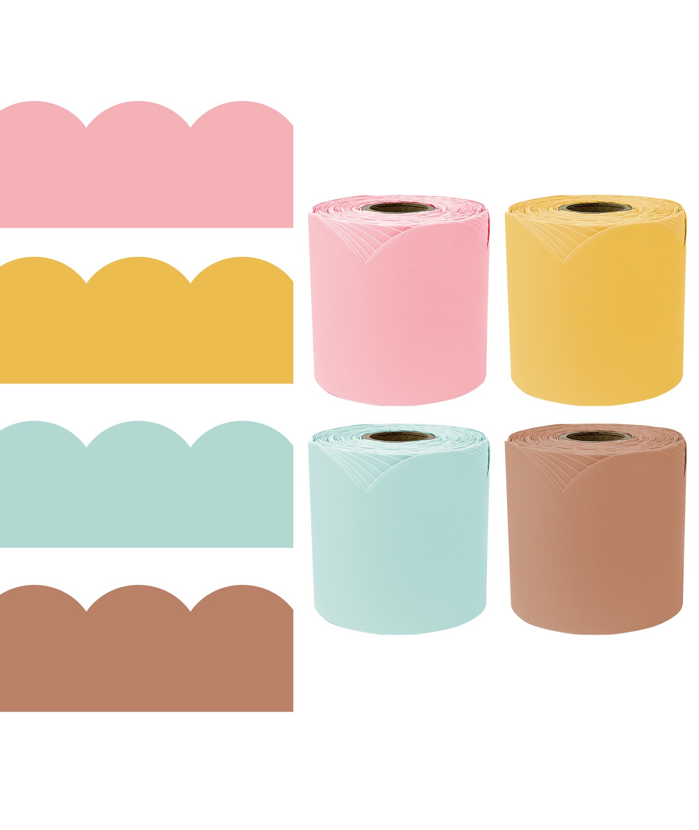 Carson Dellosa 260Ft Rolled Boho Sunset Bulletin Board Borders, 4 Pk of ...