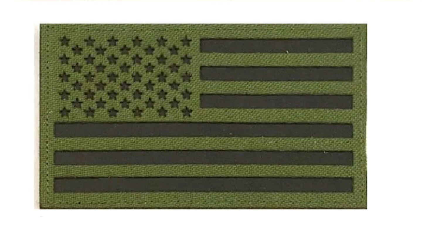 Kitcheniva US Military Infrared IR USA Flag Patch | Michaels