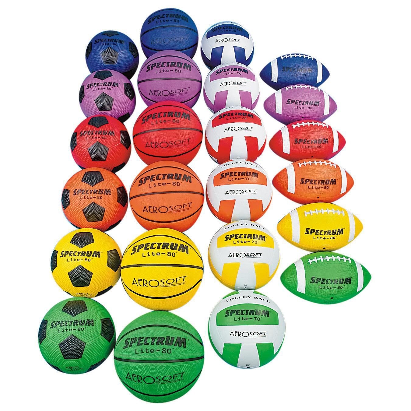 Lite Sports Ball Pack - Intermediate Size (Pack of 24) | Michaels