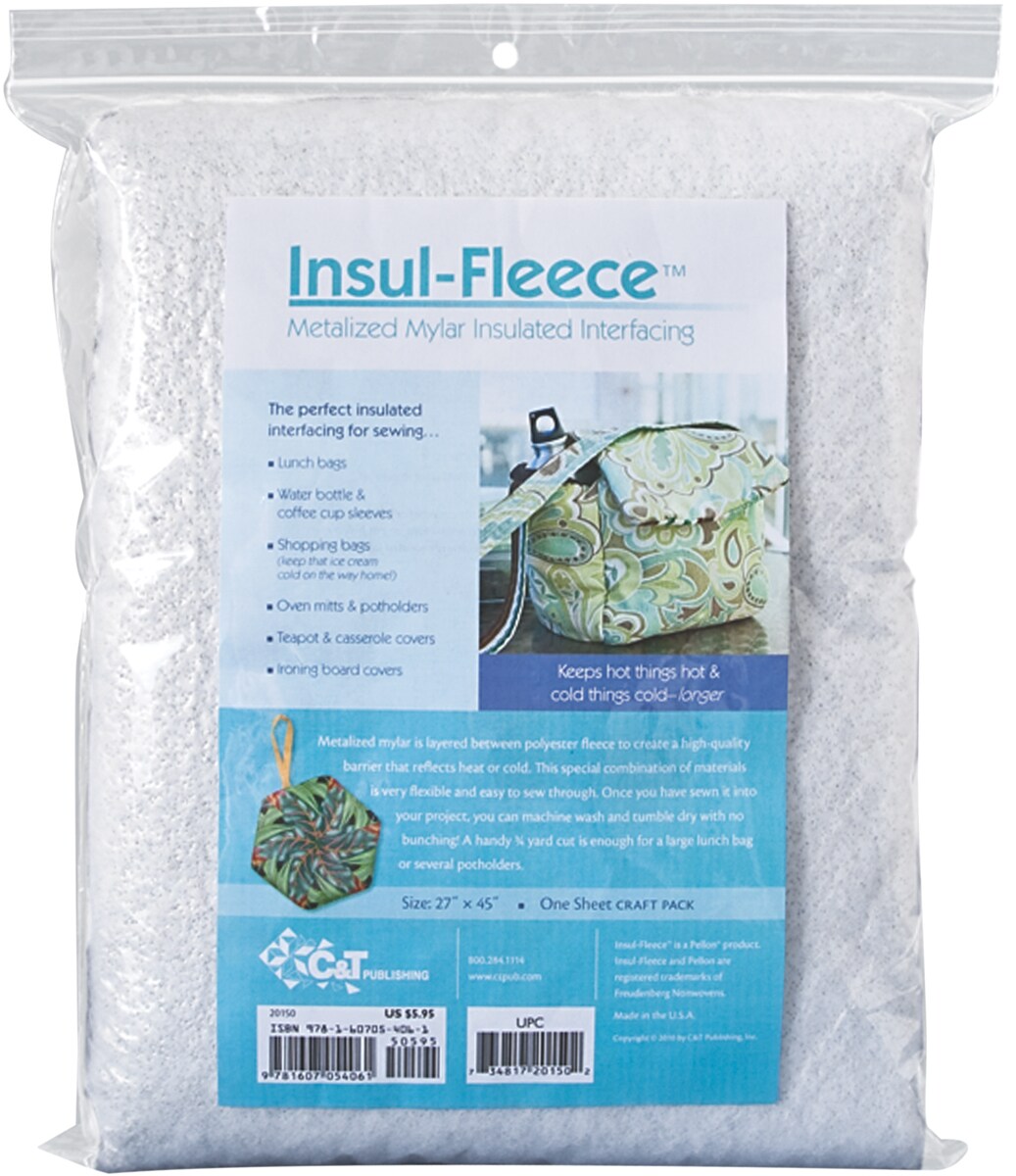 C&T Publishing Insul-Fleece Metalized Insulated Interfacing-27"X45 ...