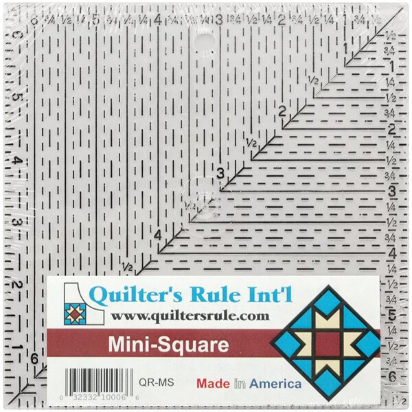 Quilter's Mini Square Ruler-6-1/2"X6-1/2" | Michaels
