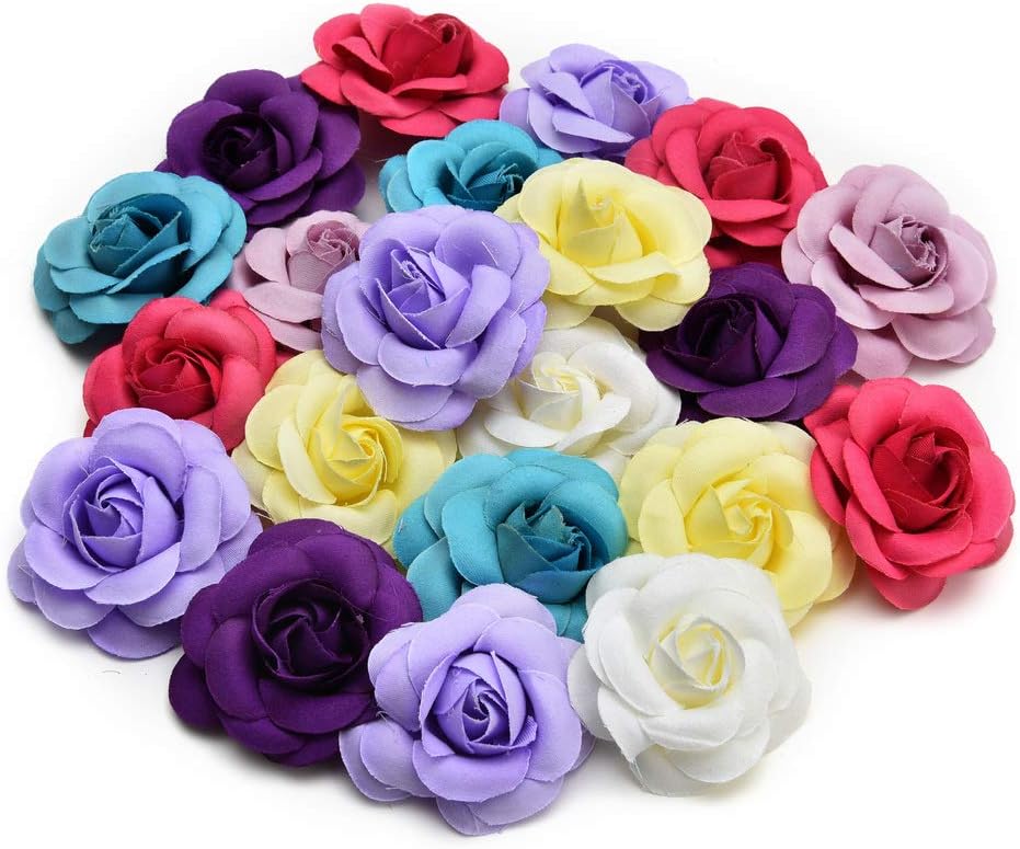 5 cm Fake Flowers Roses Head 20 pcs | Michaels
