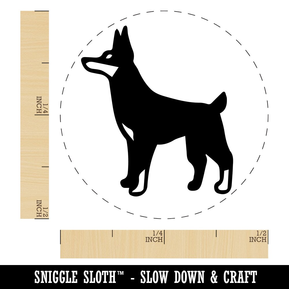 Dobermann Pinscher Dog Self-Inking Rubber Stamp Ink Stamper for ...