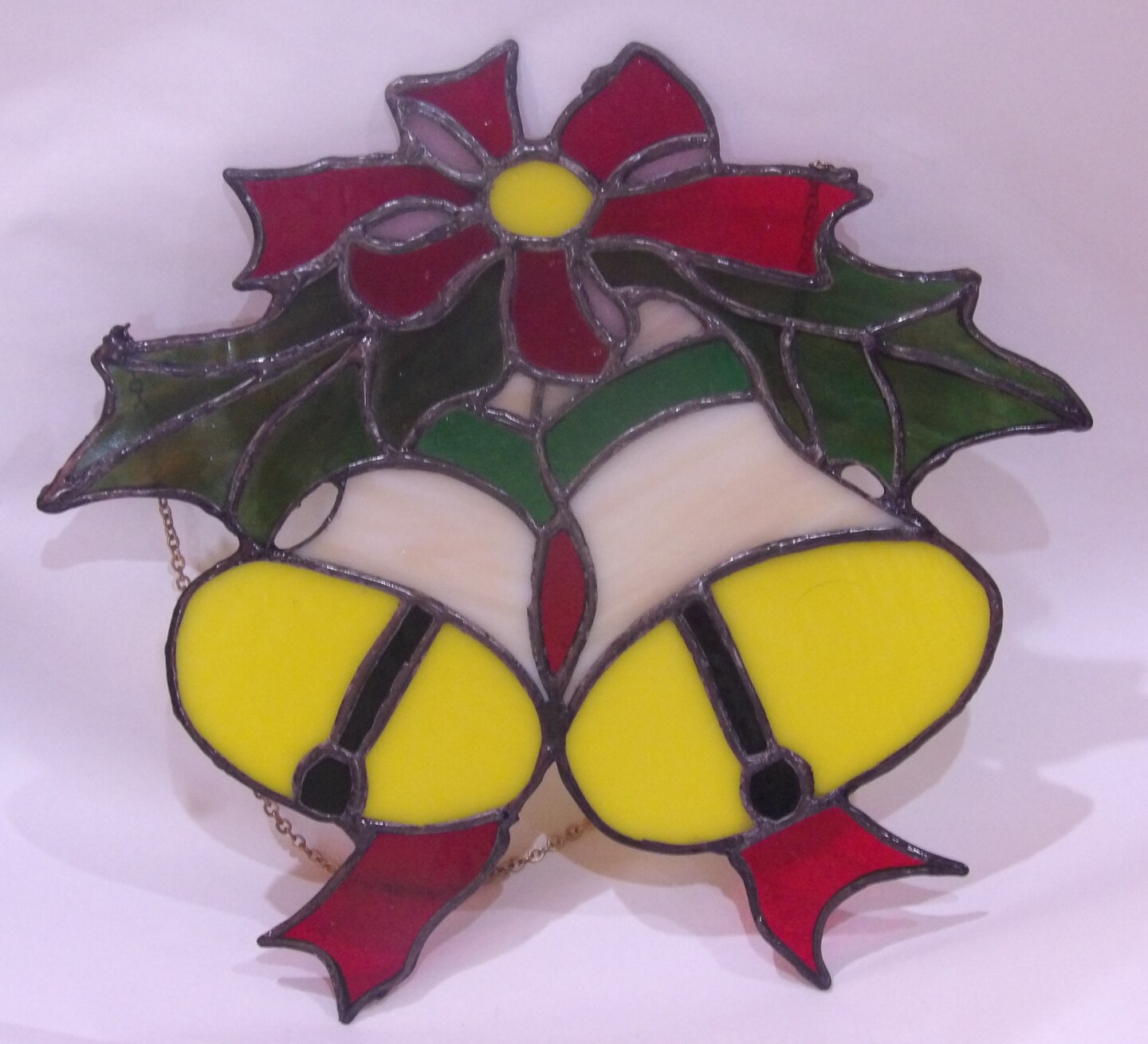 Stained Glass Christmas Bells Suncatcher | MakerPlace by Michaels