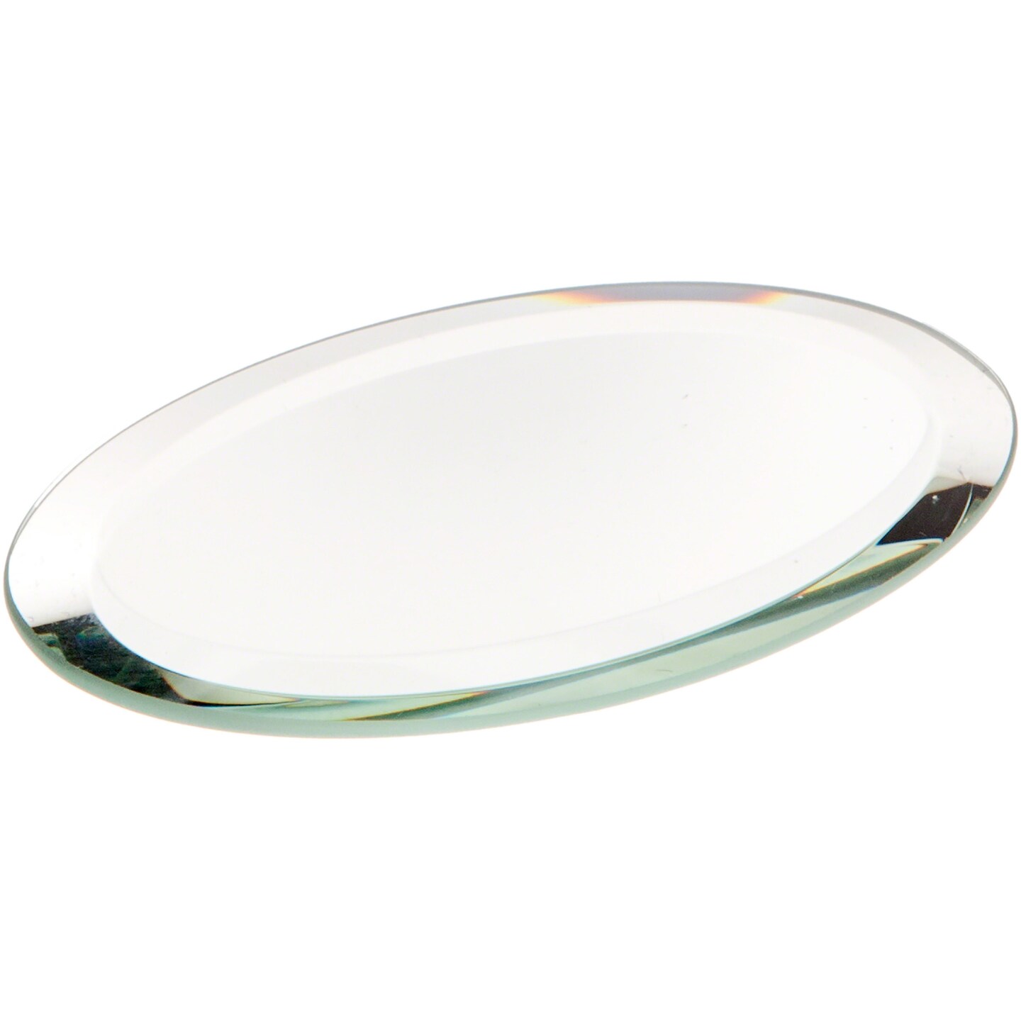 Plymor 2" x 3" Oval, 3mm Thick Beveled Glass Mirror | Michaels