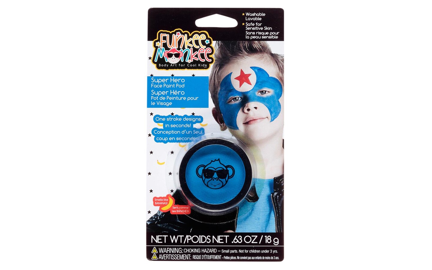 Funkee Munkee Face Paint Pod .63oz Blue | Michaels