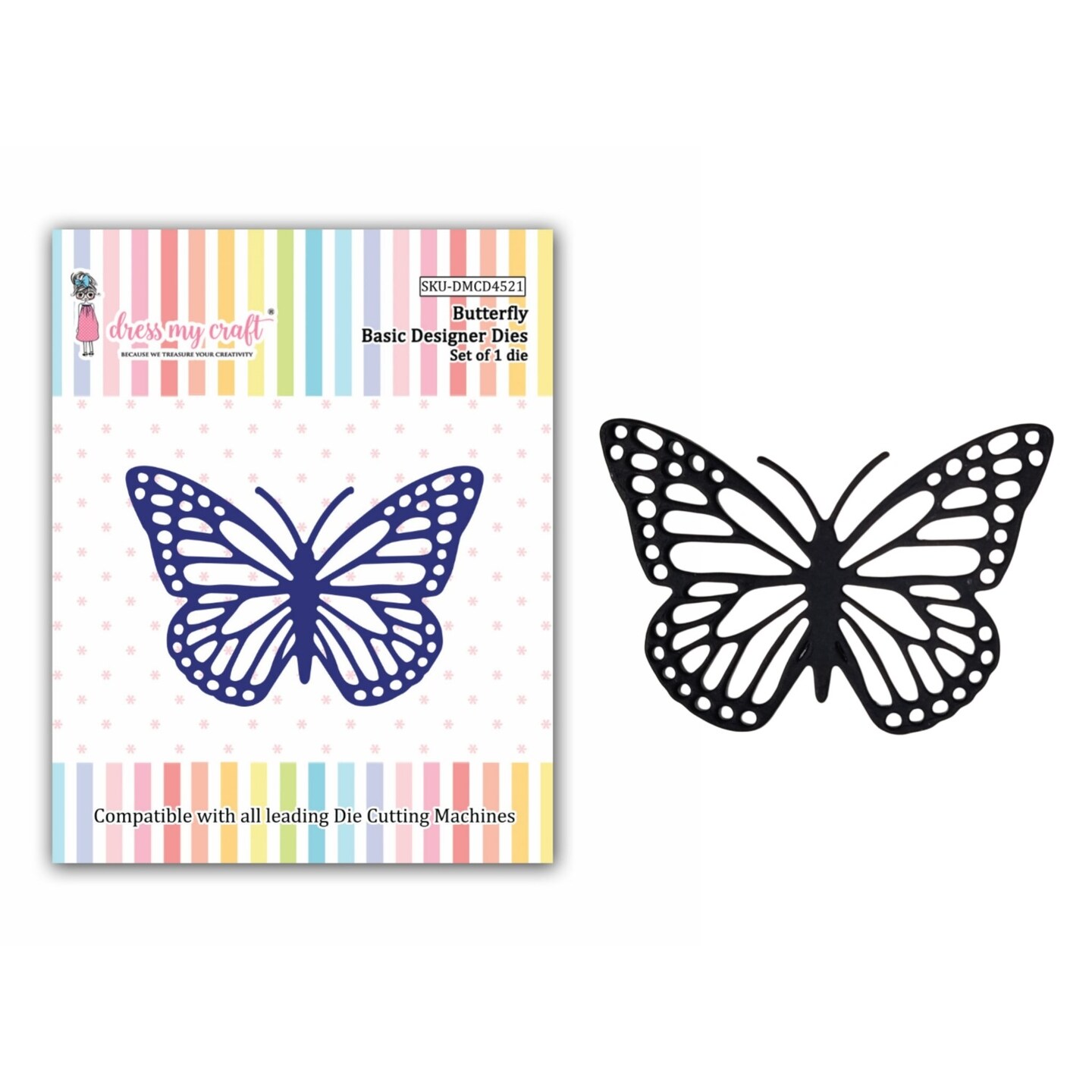 Dress My Craft Basic Designer Dies-Butterfly, Count: 1 | Michaels