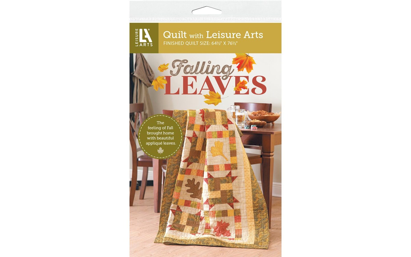 Leisure Arts Falling Leaves Quilting Pattern | Michaels