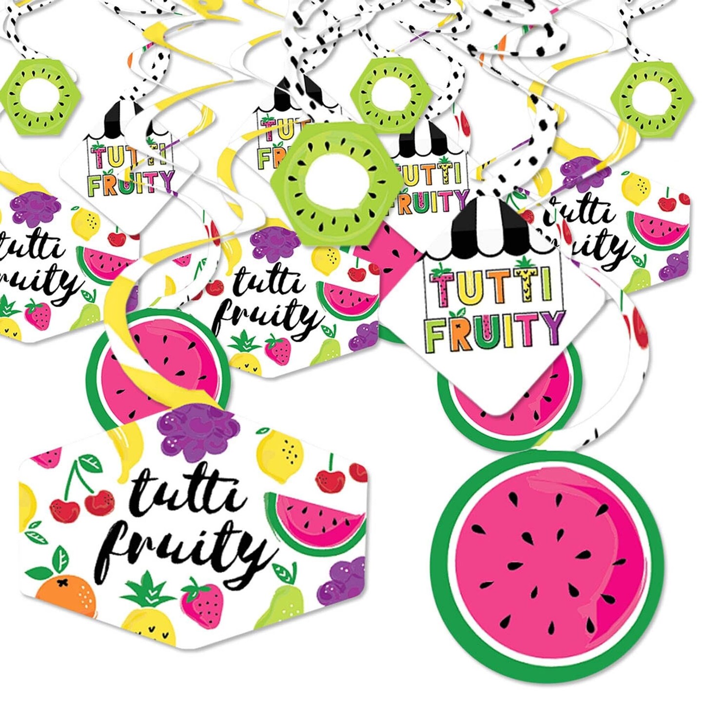 Big Dot of Happiness Tutti Fruity - Frutti Summer Baby Shower or ...