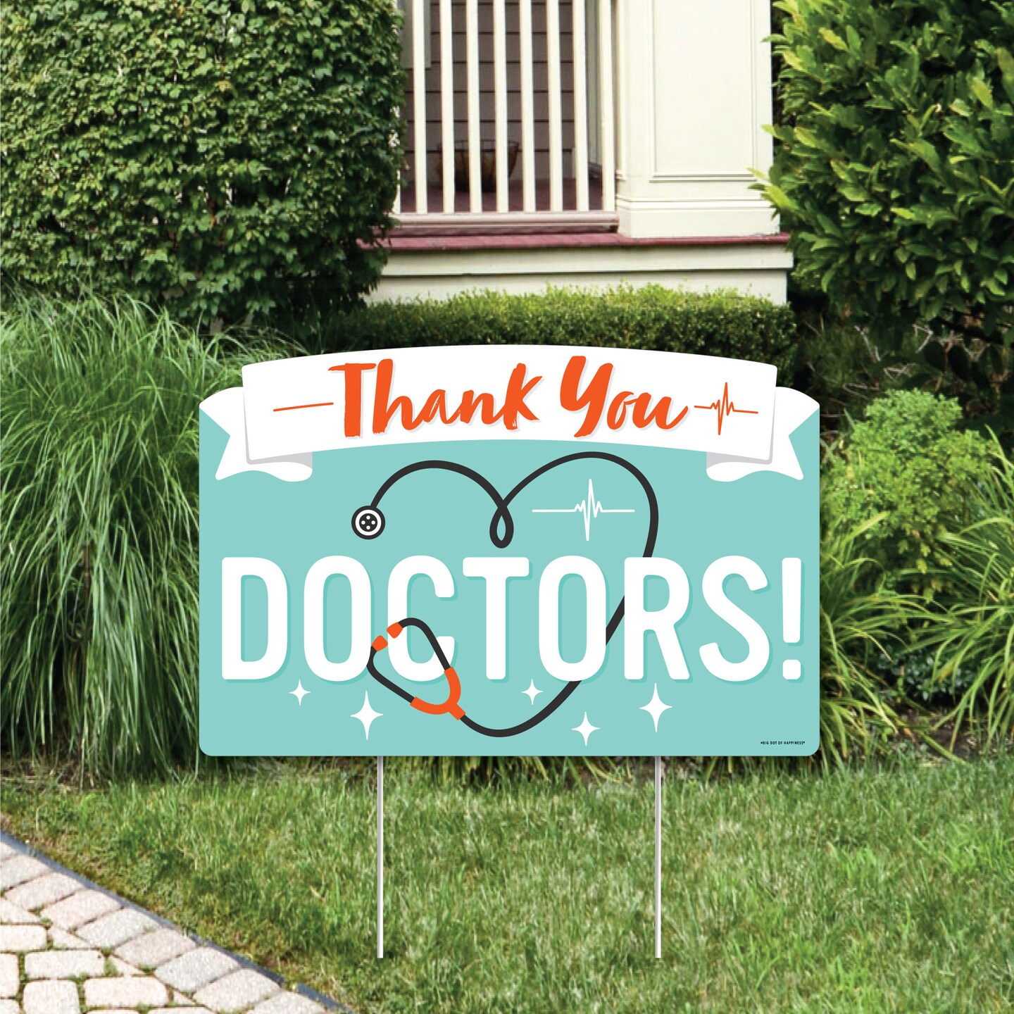 Big Dot of Happiness Thank You Doctors - Doctor Appreciation Week Yard ...