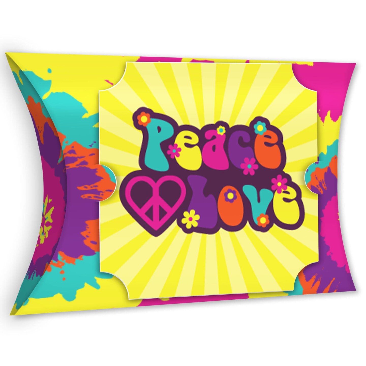 Big Dot of Happiness 60’s Hippie - Favor Gift Boxes - 1960s Groovy ...