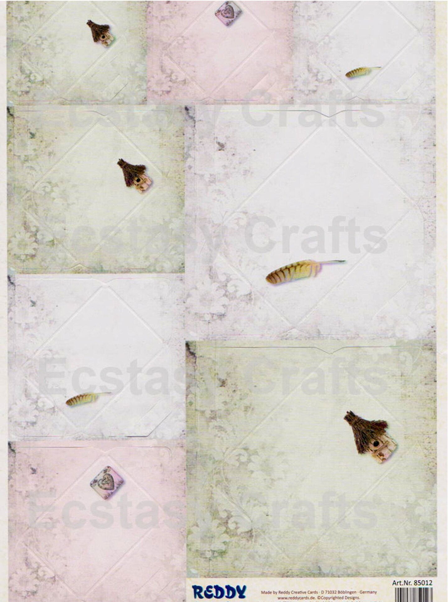 Reddy Creative Cards Pre Cut Sheets - Mini envelopes | Michaels