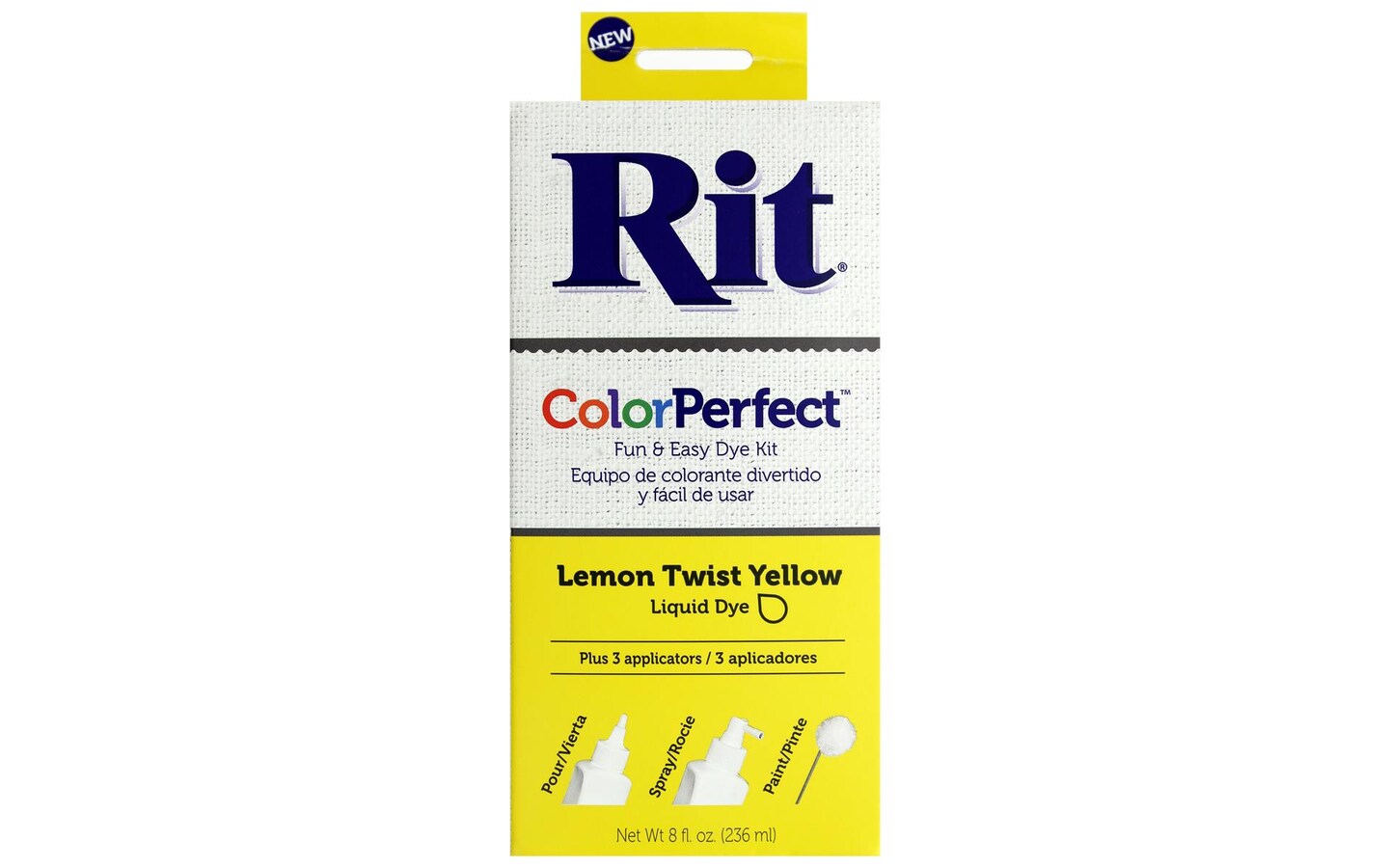 Rit Dye Kit Color Perfect 8oz Lemon Twist | Michaels