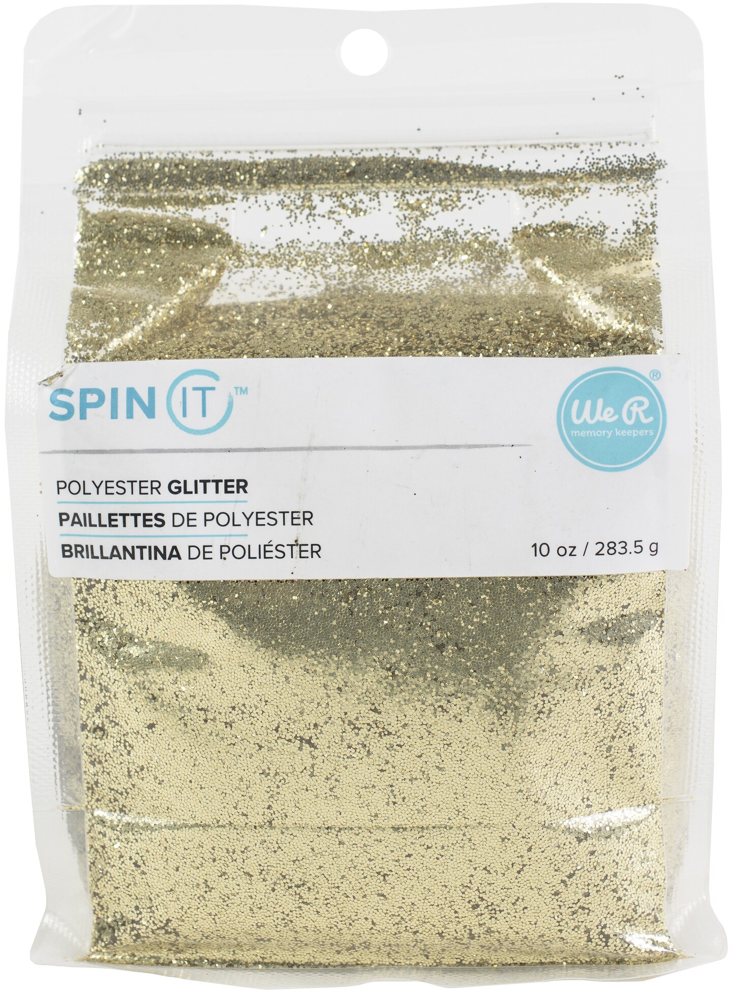 We R Memory Keepers Spin It Fine Glitter 10Oz-Gold | Michaels
