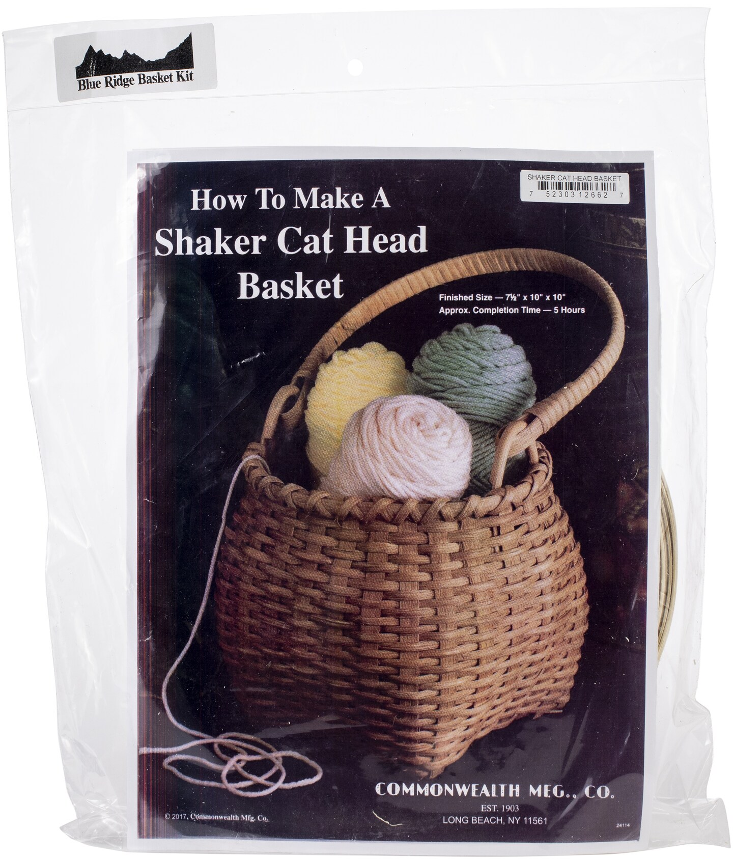 Commonwealth Blue Ridge Basket Kits-Shaker Cat Head 10"X7.5" | Michaels