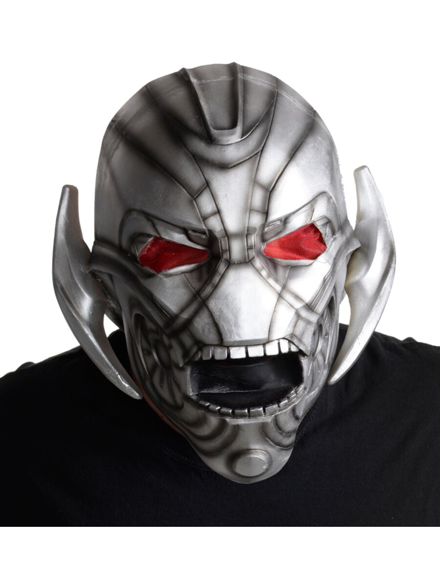 Adult's Marvel Avengers 2 Ultron Deluxe Overhead Latex Mask Costume ...