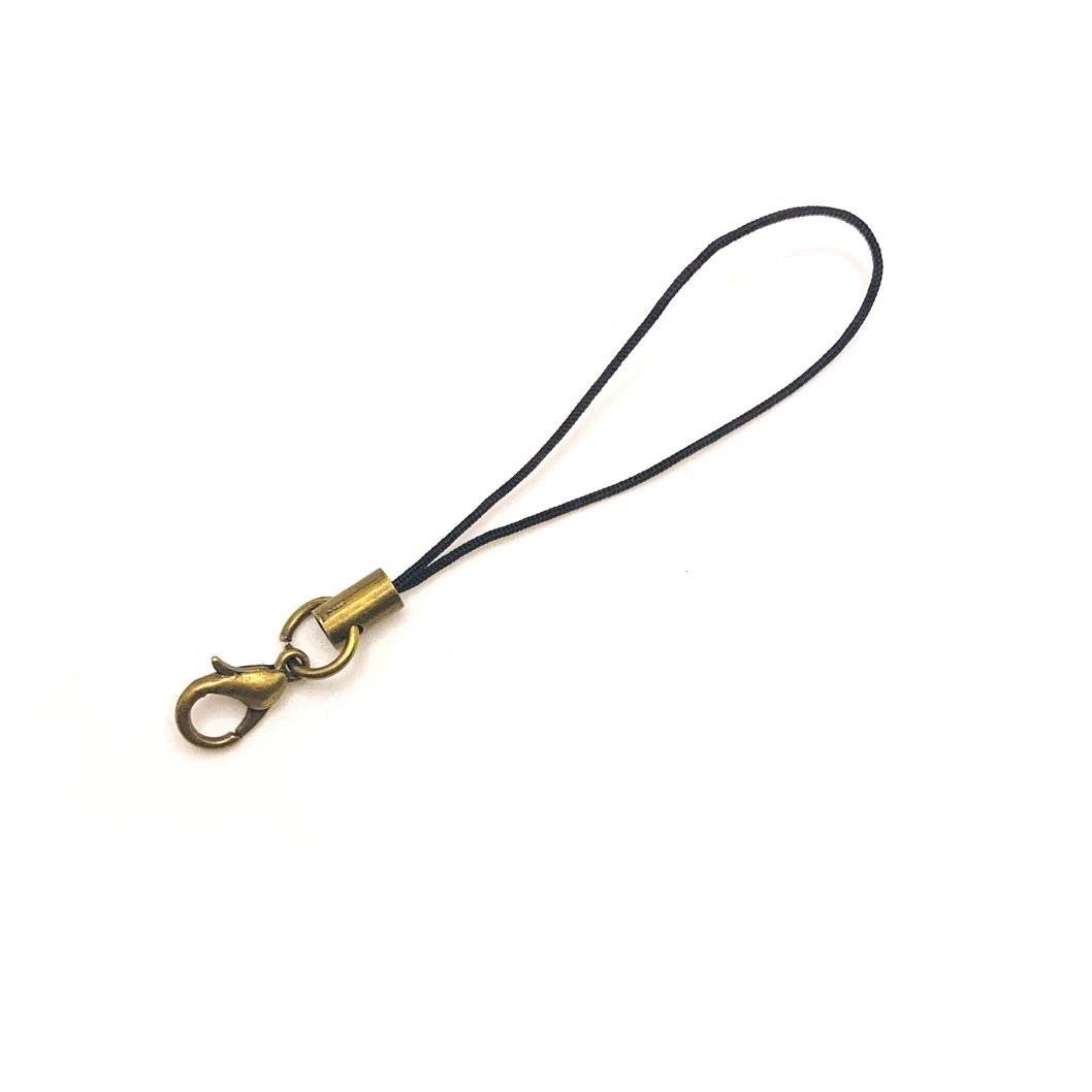 4, 20 or 50 Pieces: Black and Bronze Cell Phone Lanyard Wrist Straps ...