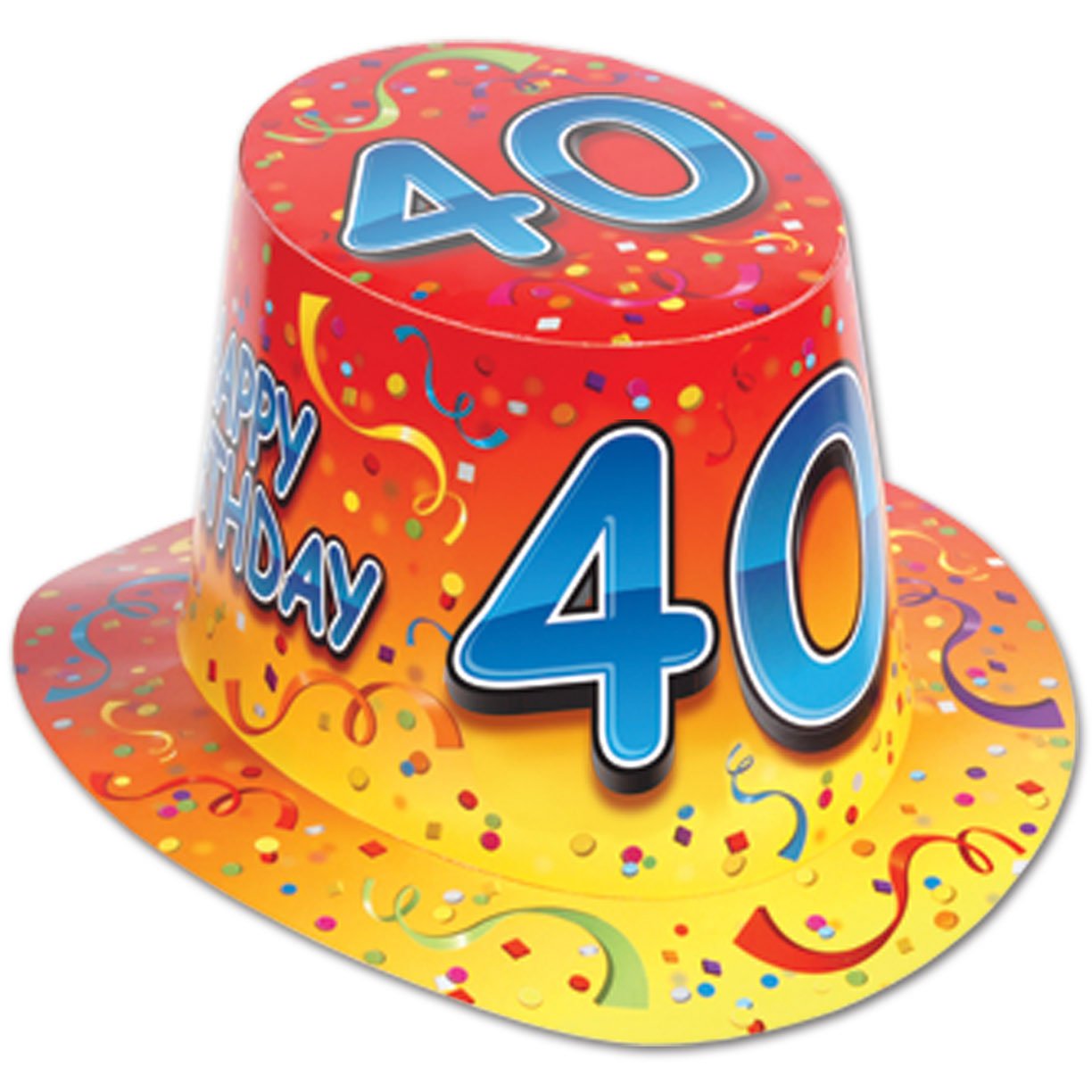Happy 40 Birthday Hi-Hat (Pack of 25) | Michaels