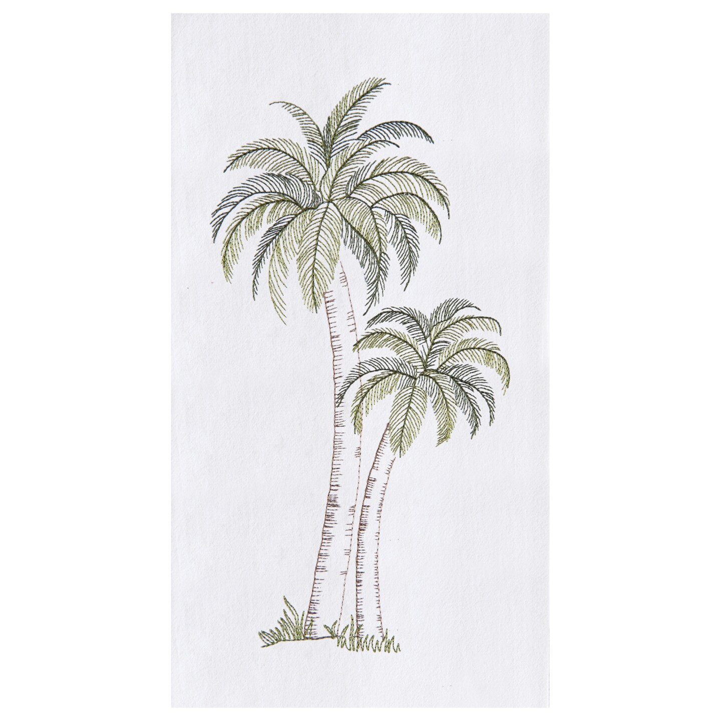 Pair Of Palm Trees Flour Sack Cotton Kitchen Towel | Michaels