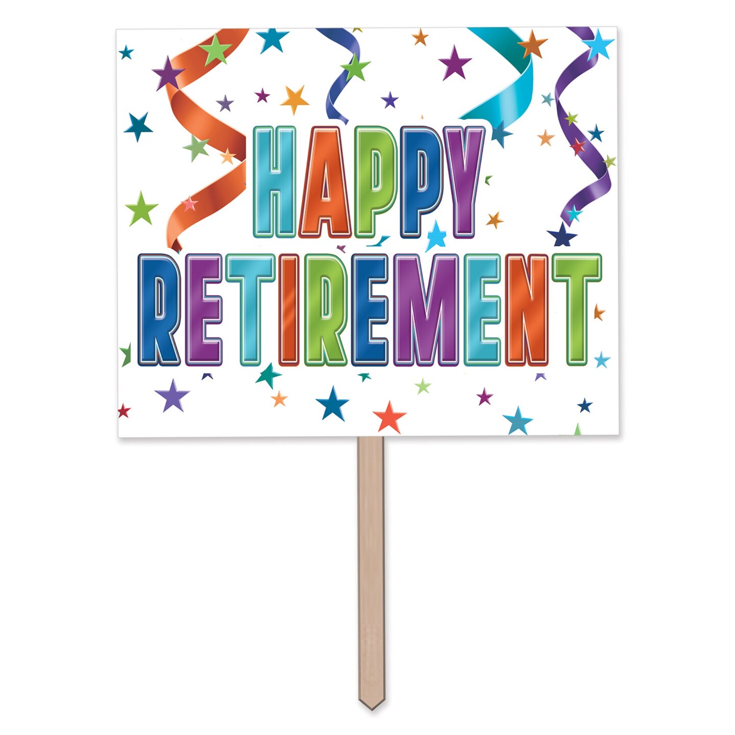 Happy Retirement Yard Sign, (Pack of 6) | Michaels