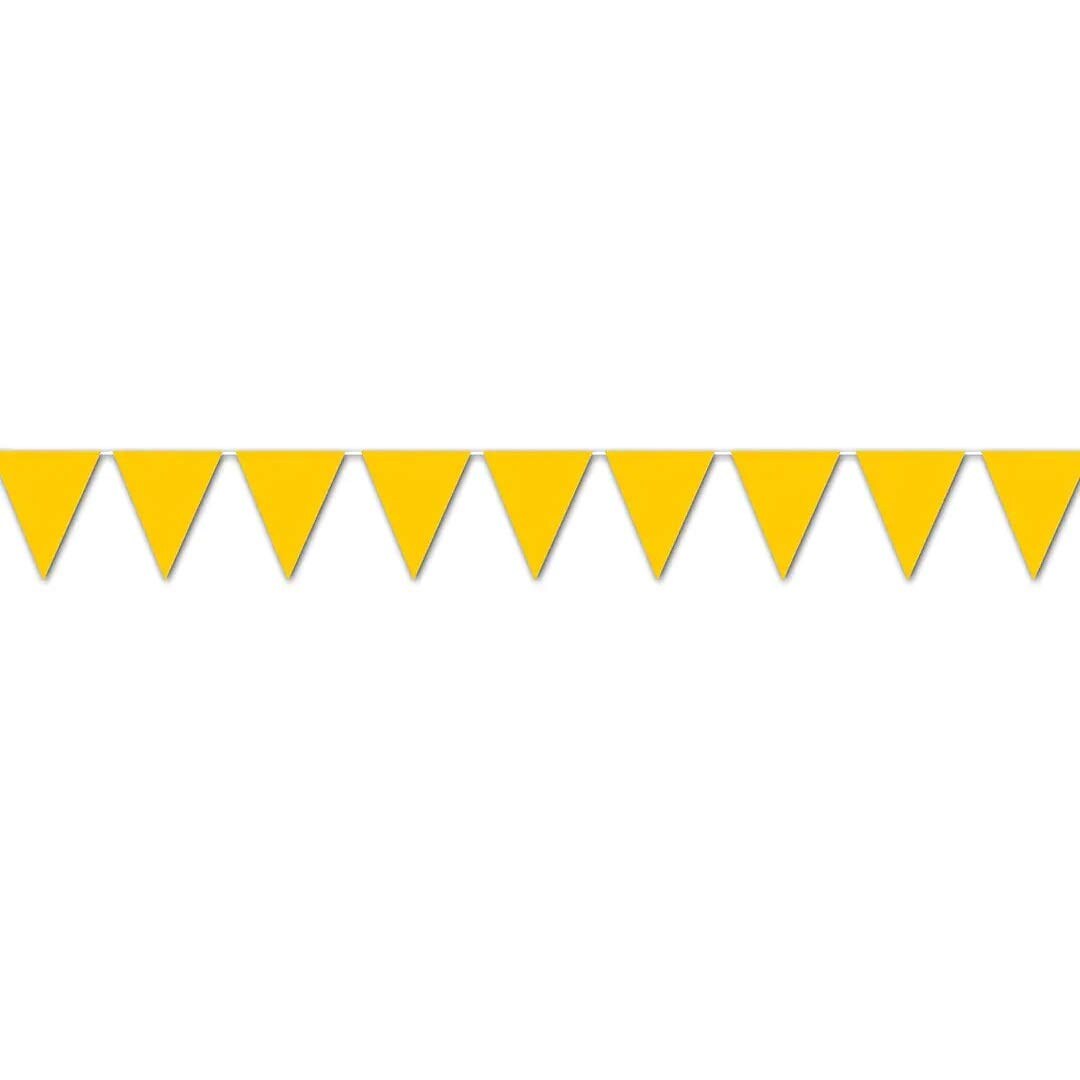 Golden-Yellow Pennant Banner (Pack of 12) | Michaels
