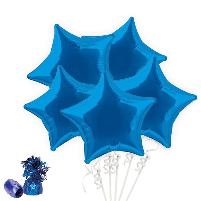 Costume Supercenter 609194 Royal Blue Star Balloon Bouquet Kit | Michaels