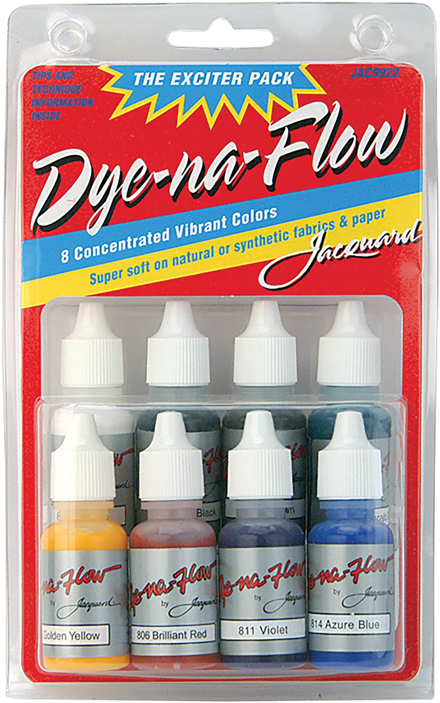 Jacquard Dye-Na-Flow Mini Exciter Pack .5oz 8/Pkg | Michaels