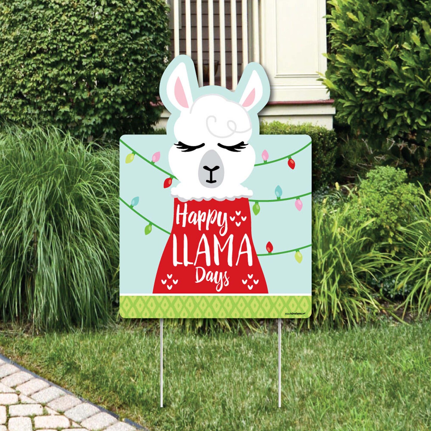 Big Dot of Happiness Fa La Llama - Party Decorations - Christmas and ...