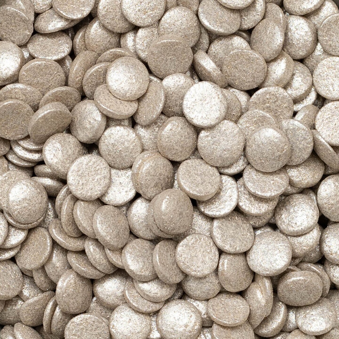 Ac Food Crafting Bulk Pearlized Sequin Sprinkles 5Mm 25Lbs-Silver ...
