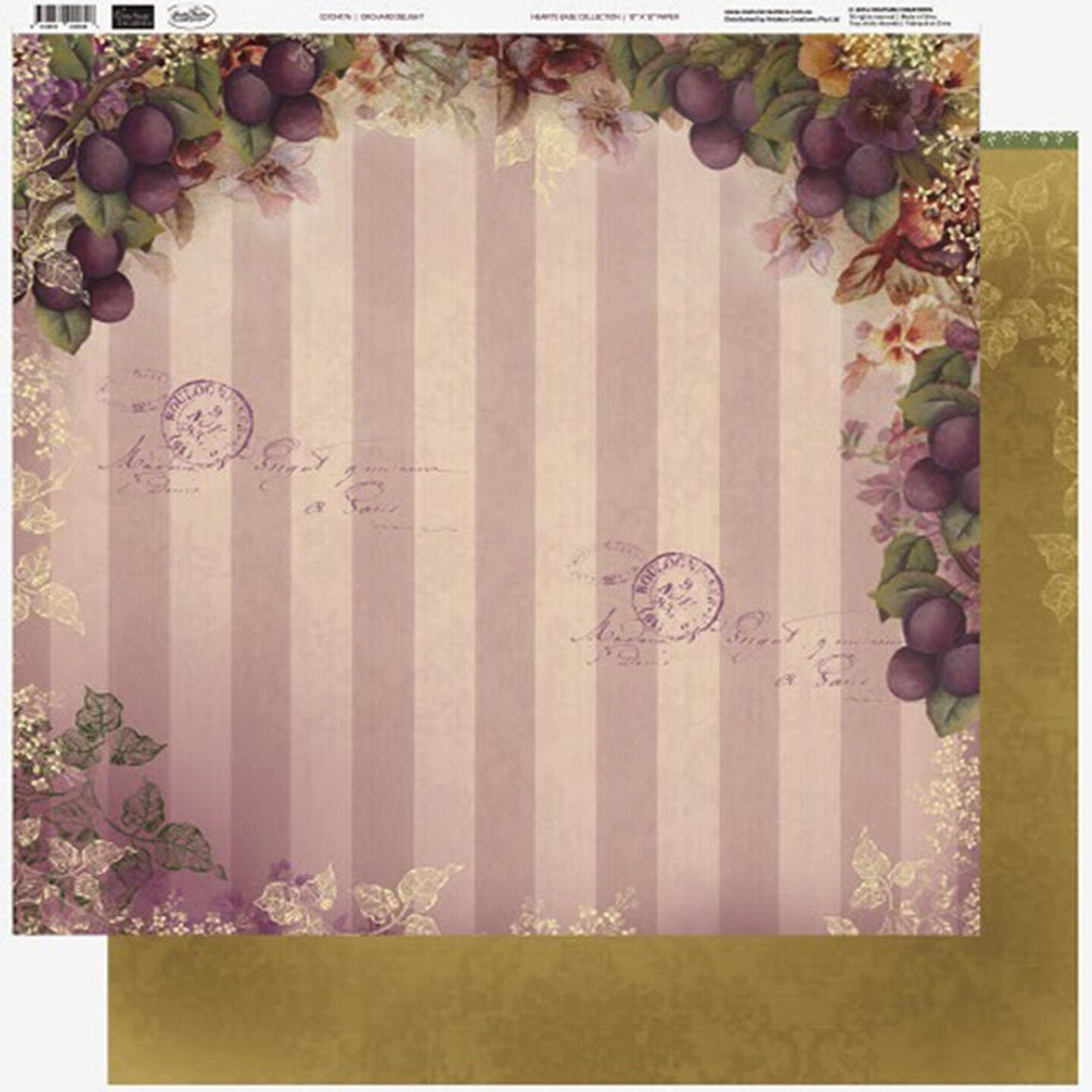 Couture Creations - 12 x 12 Paper (5 sheets) - Orchid Delight | Michaels