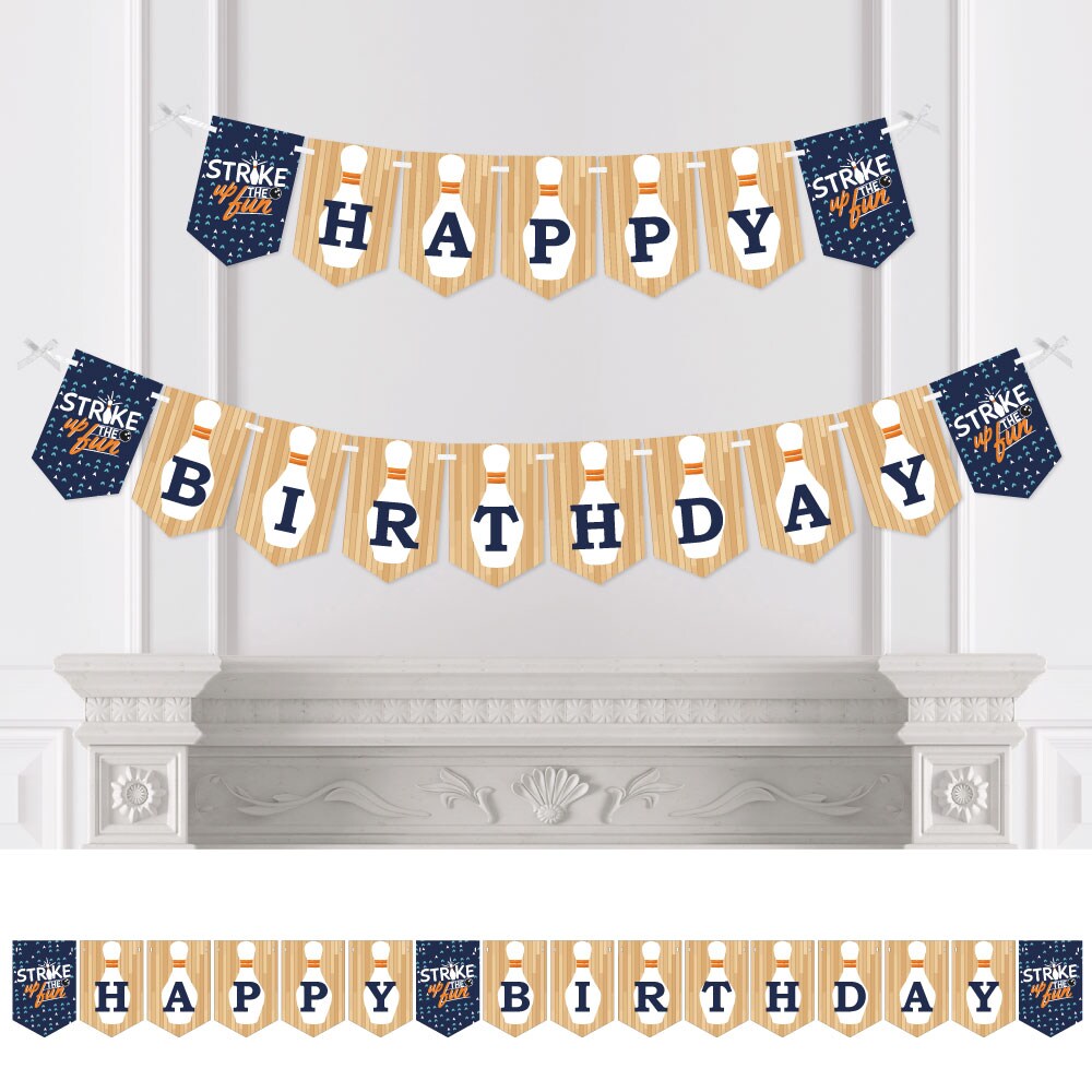 Big Dot of Happiness Strike Up the Fun - Bowling - Birthday Party ...