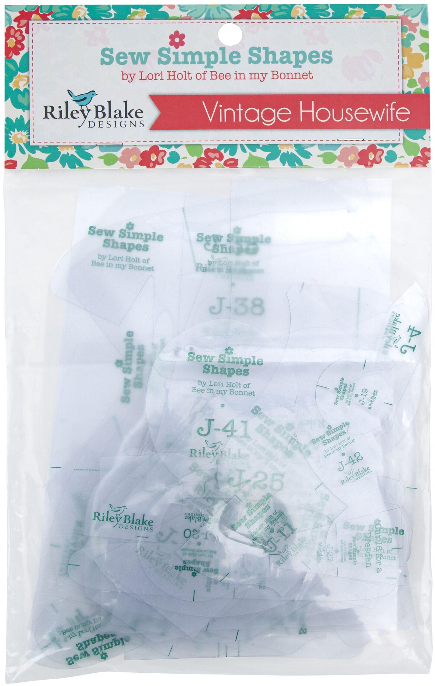 Riley Blake Template Set-Vintage Housewife By Lori Holt 43/Pkg | Michaels